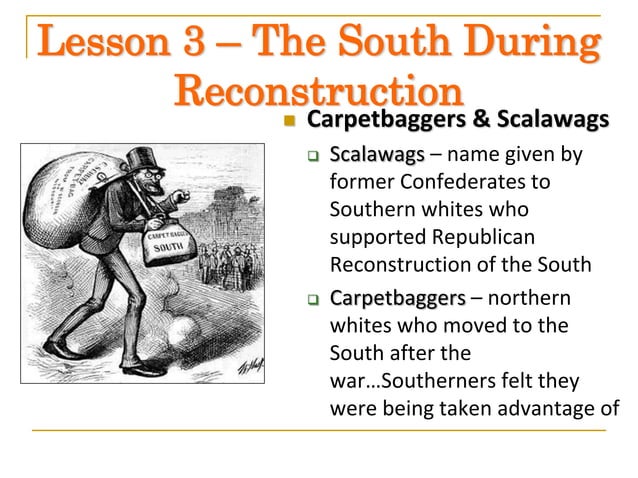 Chapter 18 the reconstruction era | PPTX | Civic affairs | Politics