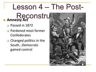 Chapter 18 the reconstruction era | PPTX