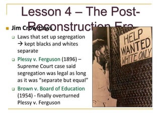 Chapter 18 the reconstruction era | PPTX