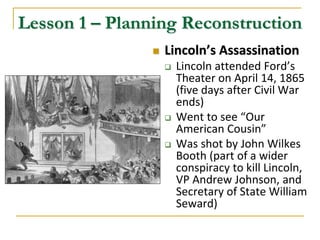 Chapter 18 the reconstruction era | PPTX