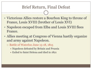 Chapter 18 b the french revolution and napoleon | PPT