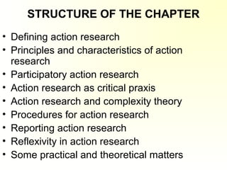 RMD 100Q Chapter18 cohen ak revised action research | PPT