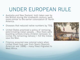 AP WORLD HISTORY - Chapter 18 colonial encounters in asia and africa ...