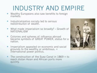 AP WORLD HISTORY - Chapter 18 colonial encounters in asia and africa ...