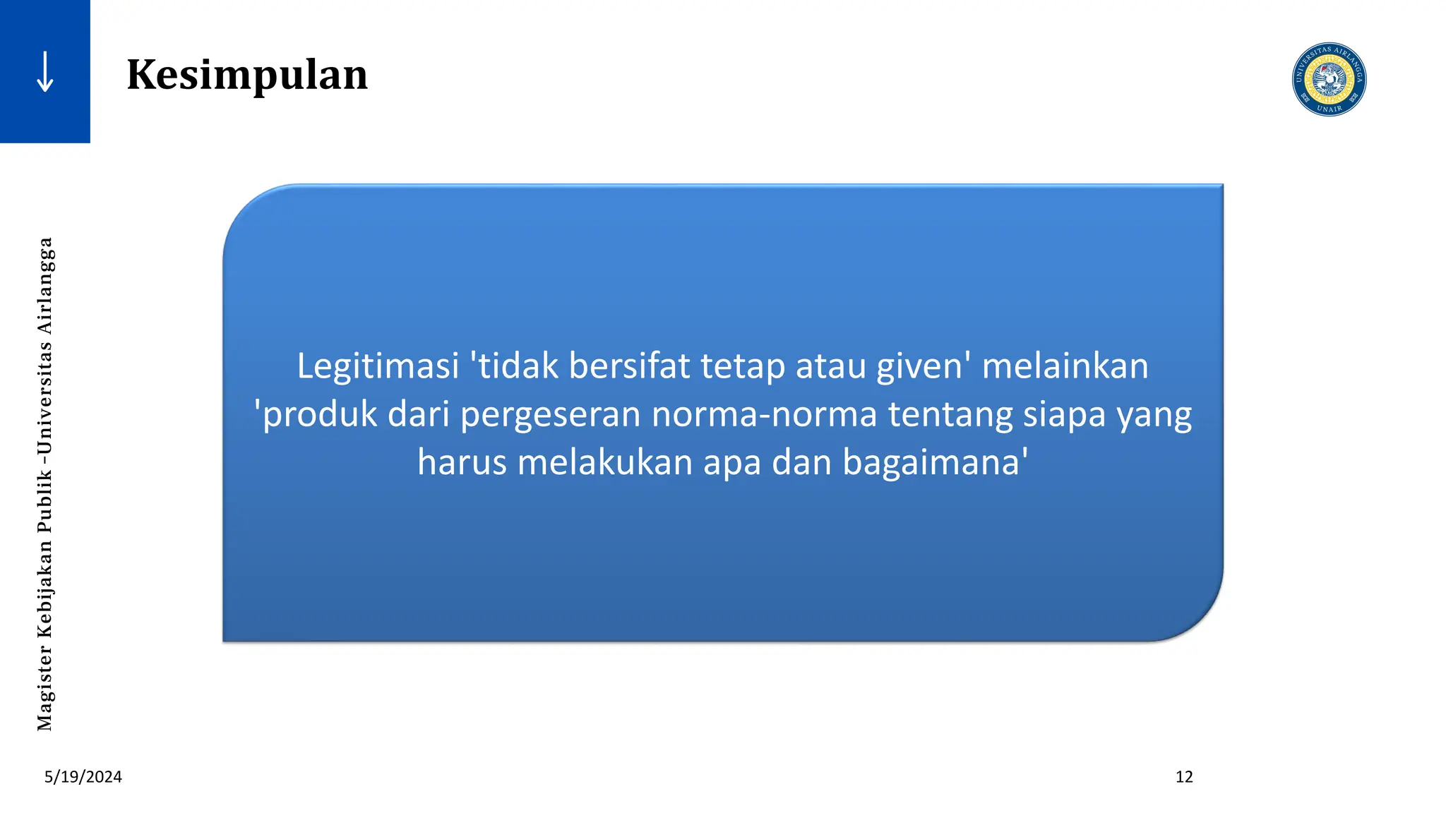 Chapter 18_Teori Administrasi Publik_Legitimation | PPTX