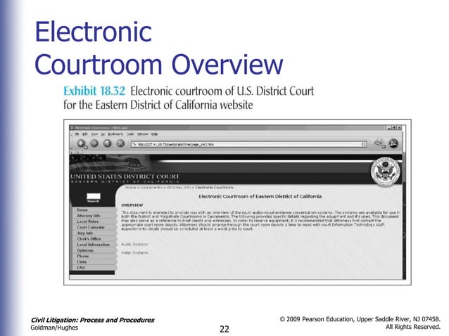 Chapter 18 eighteen the electronic courtroom and trial presentation | PPT