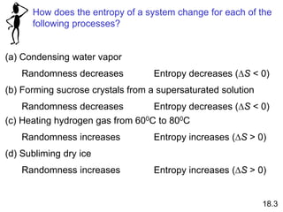 chapter_18_entropy, free energy, and equilibrium.ppt