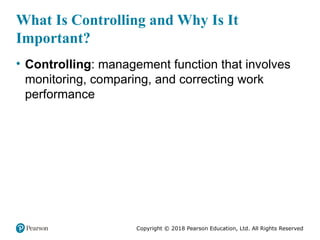 Chapter 18 Management Controlling Activities and Operations | PPTX