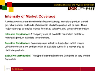 Chapter 18 marketing channels and physical distribution marketing ...