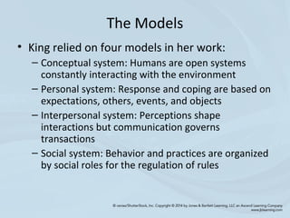 Chapter 18 models and theories focused on a systems approach | PPT