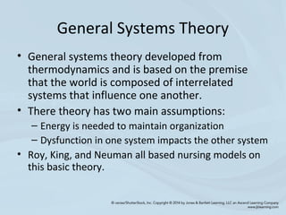 General Systems Theory In Nursing