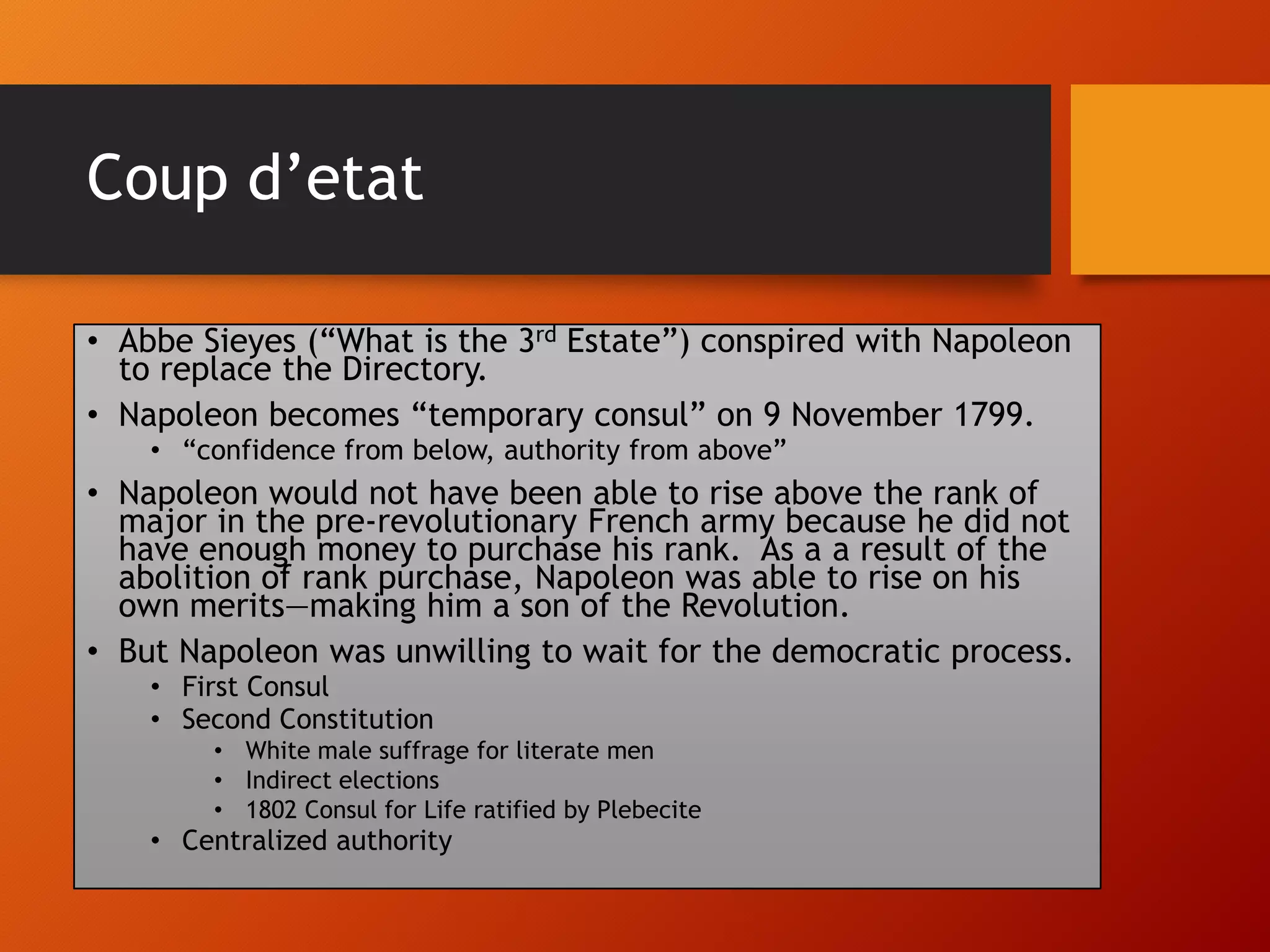 Chapter 18 part 2 the french revolution and napoleon | PPTX