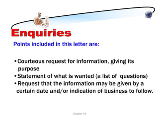 Enquiries and Replies | PDF