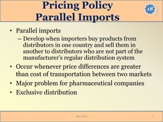 Chapter 18 pricing_international_marketing_15th | PPT