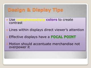 Chapter 18 visual merchandising | PPTX