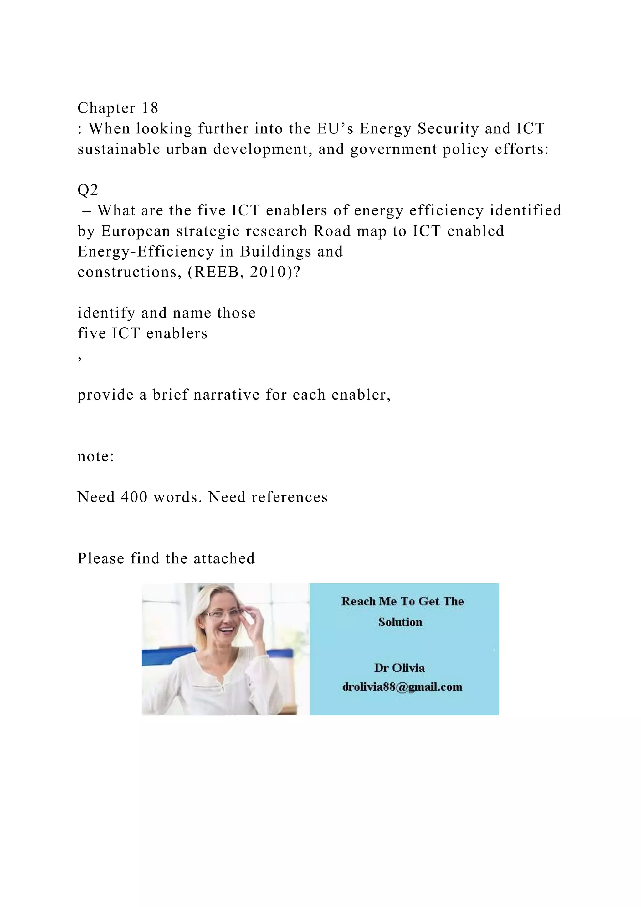 Chapter 18 When looking further into the EU’s Energy Security and.docx