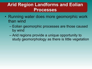 Chapter18 wind erosion and deposition | PPT