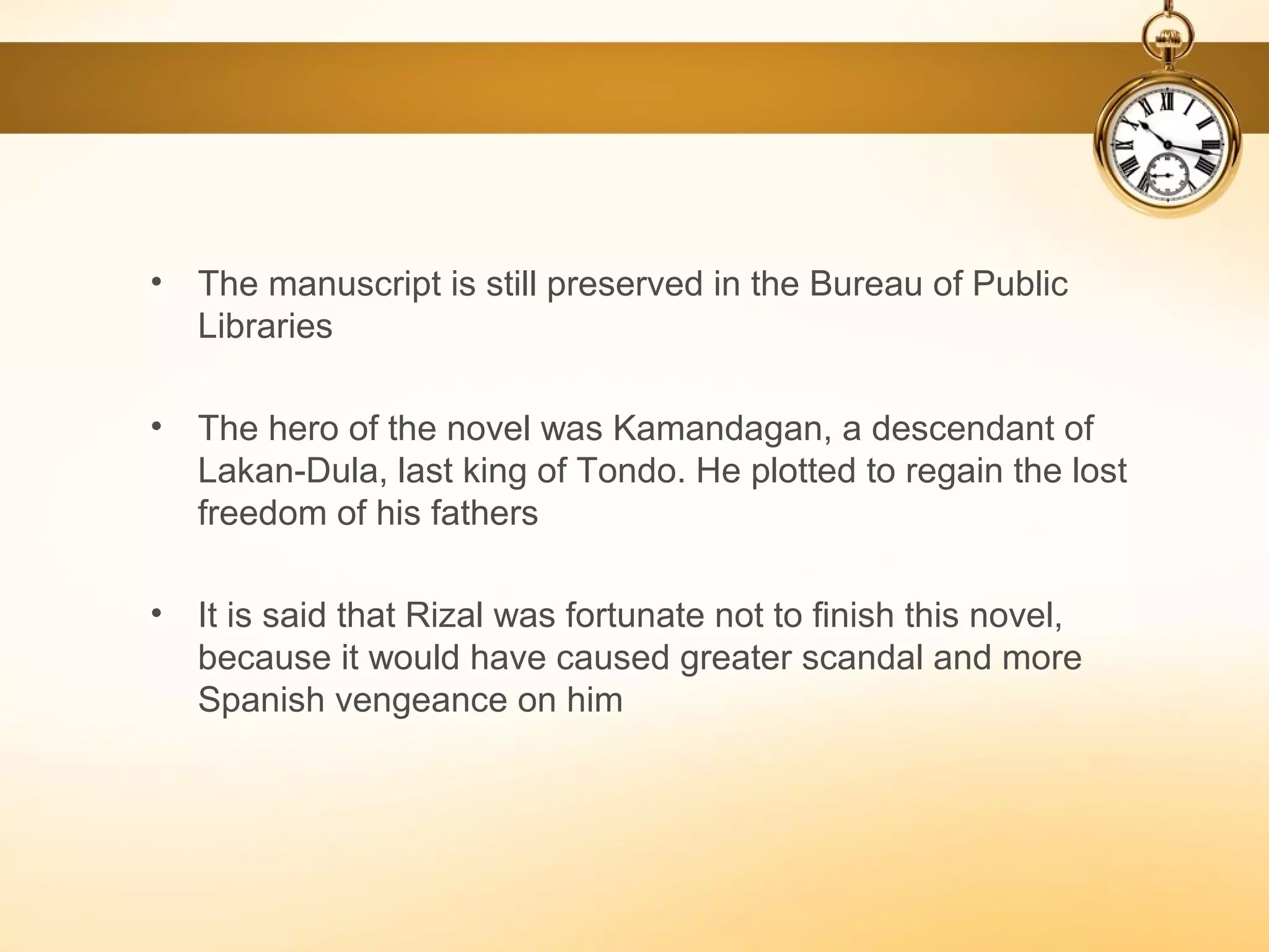 Chapter 19 El Filibusterismo Published in Ghent | PPT