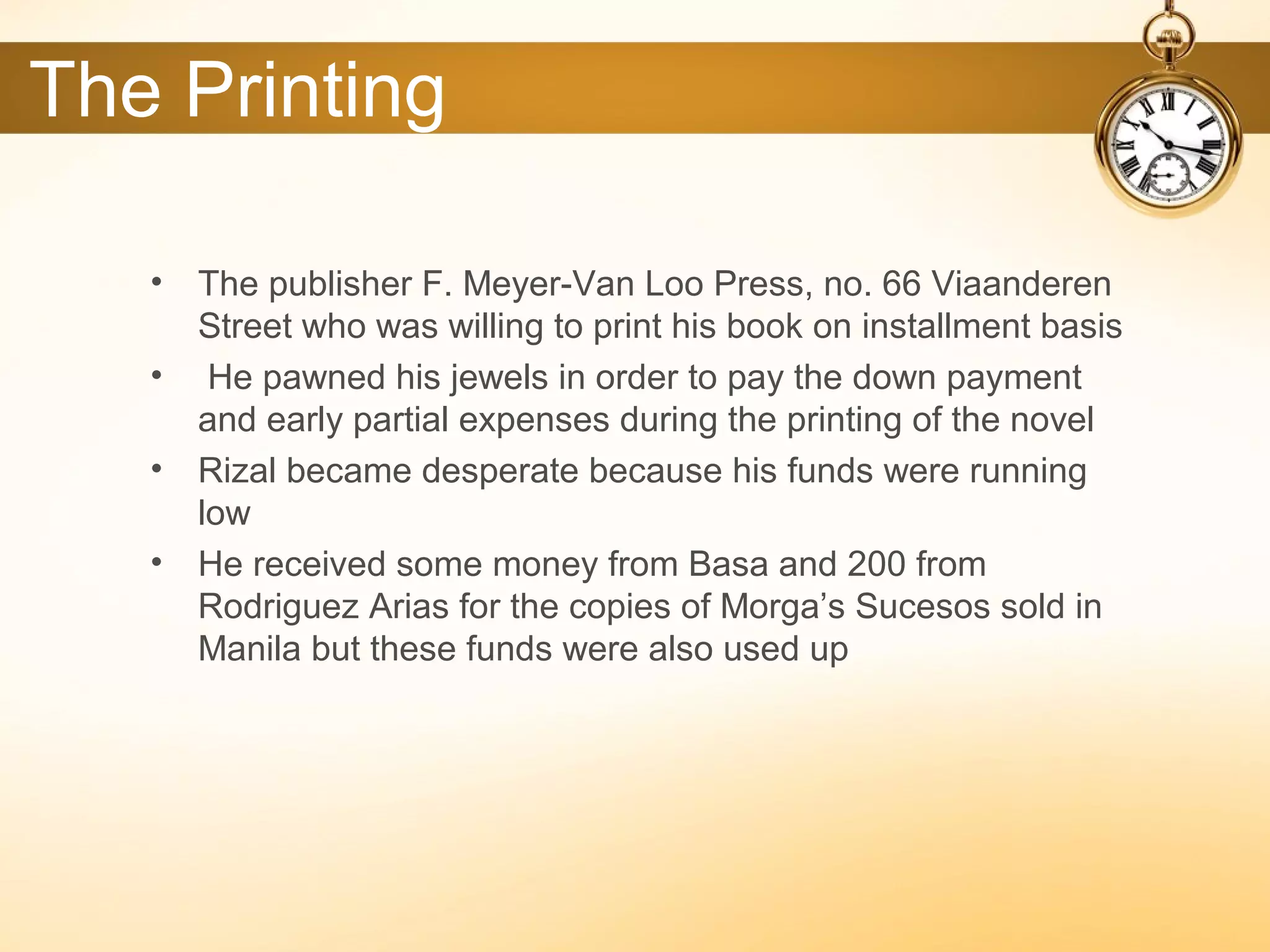 Chapter 19 El Filibusterismo Published in Ghent | PPT