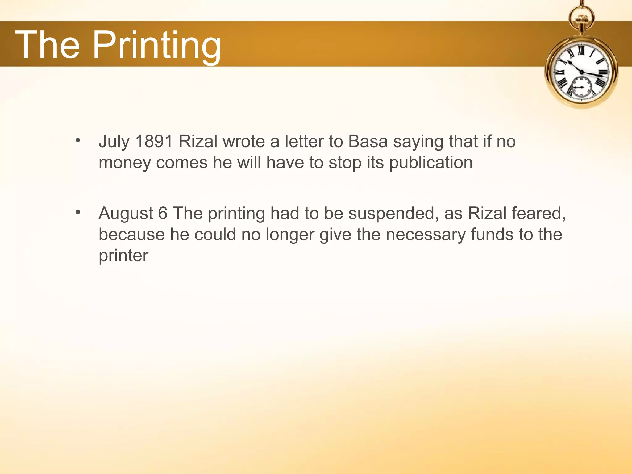 Chapter 19 El Filibusterismo Published in Ghent | PPT