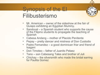 Chapter 19 El Filibusterismo Published in Ghent | PPT