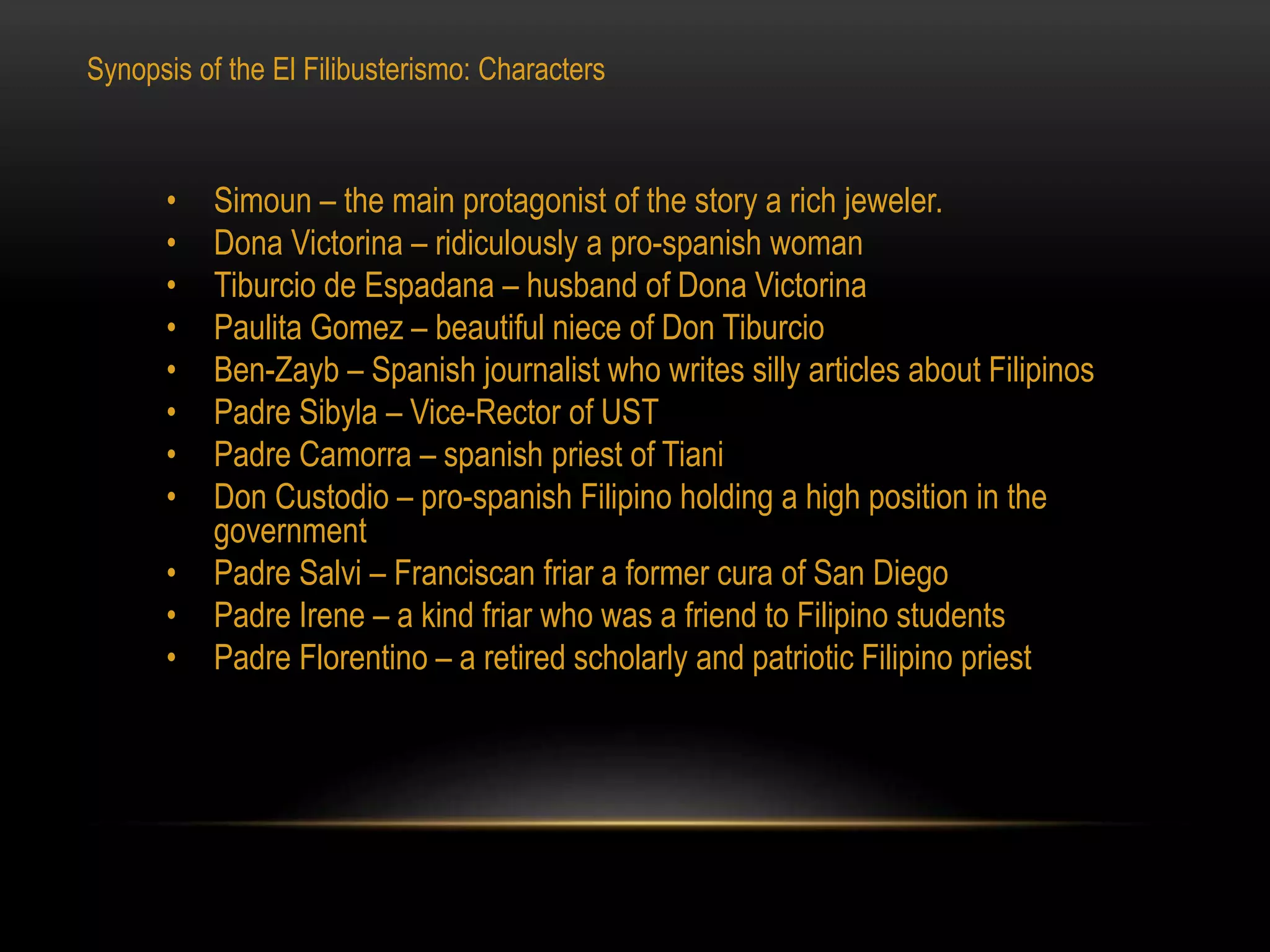 Chapter 19- el filibusterismo published in ghent(1891) | PPTX
