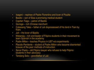Chapter 19- el filibusterismo published in ghent(1891) | PPTX