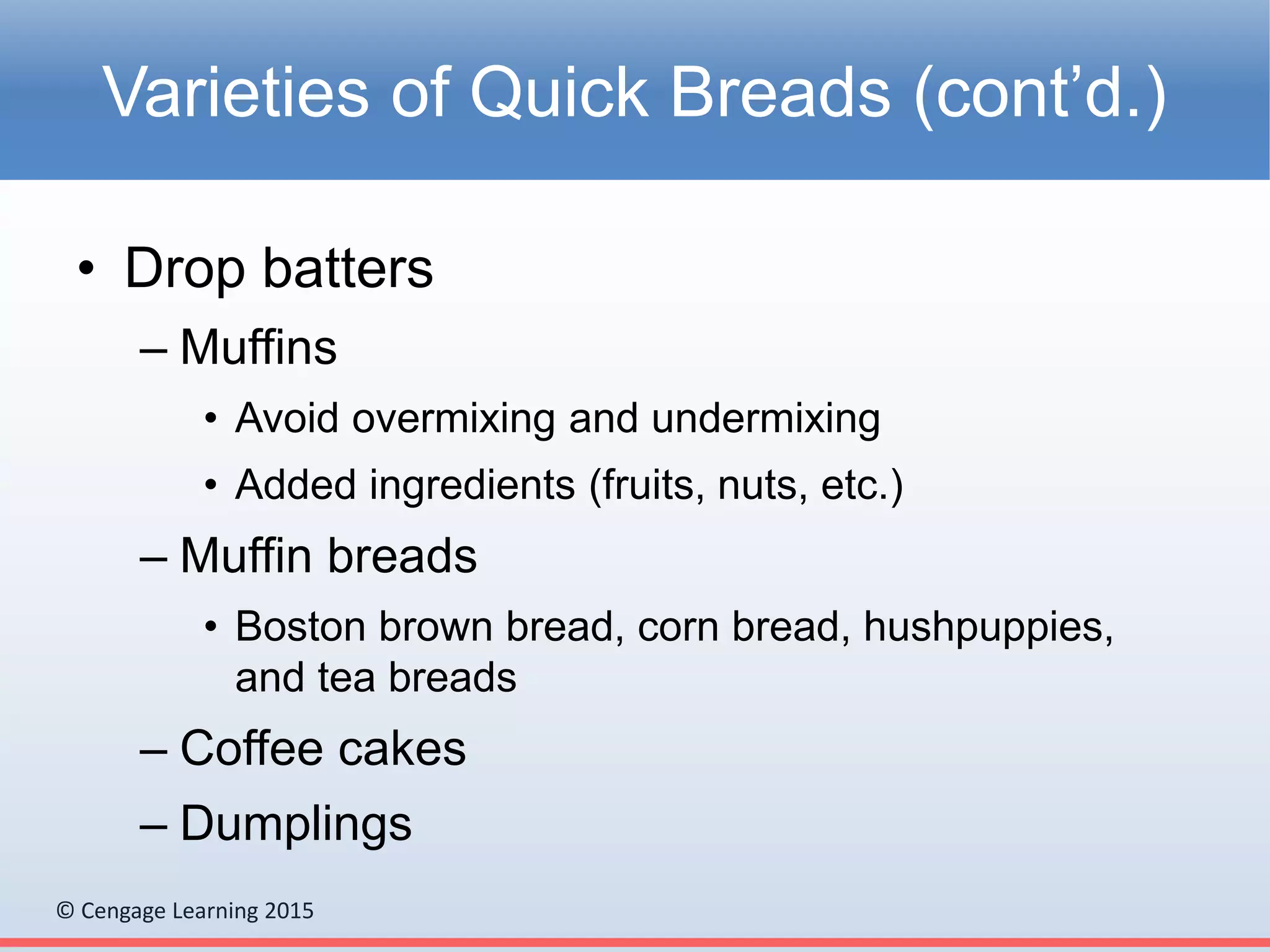 Chapter 19 - Quick Breads | PPTX