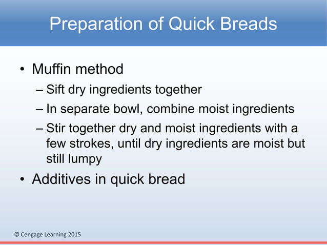 Chapter 19 - Quick Breads | PPTX