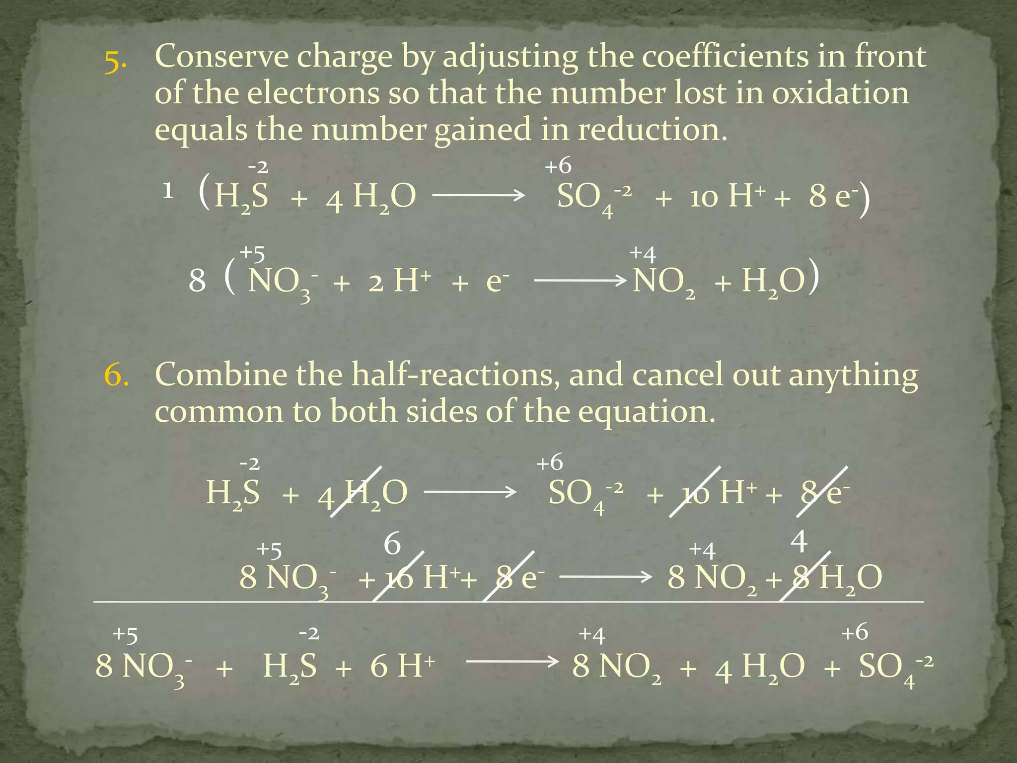 Chapter 19.2 : Balancing Redox Equations | PPTX
