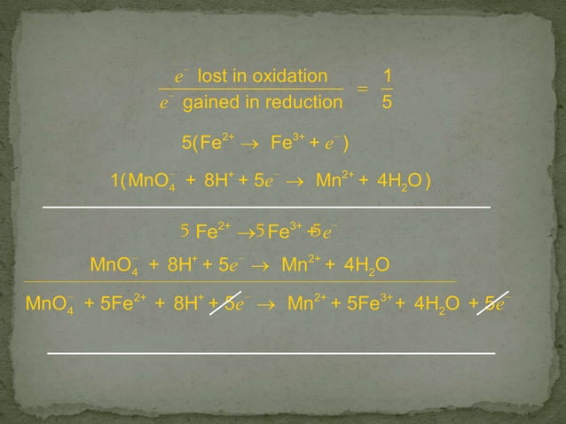 Chapter 19.2 : Balancing Redox Equations | PPTX