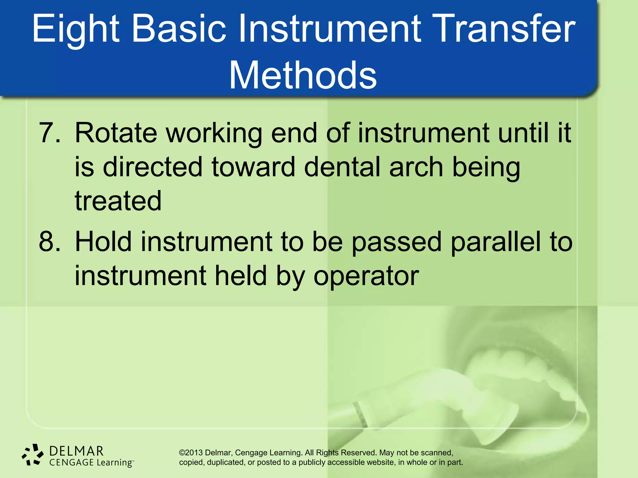 Instrument Transfer and Maintaining Operating Field | PPT