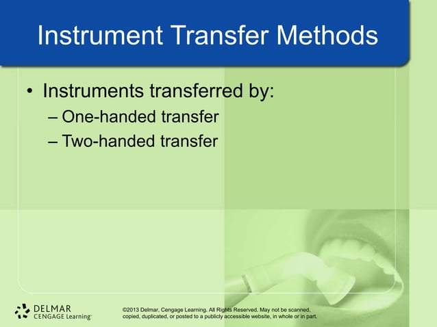 Instrument Transfer and Maintaining Operating Field | PPT