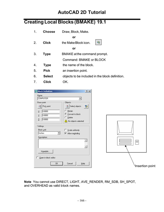 insert autocad blocks | PDF