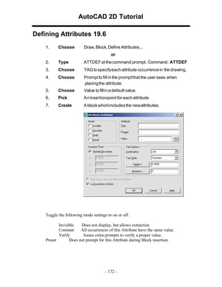 insert autocad blocks | PDF