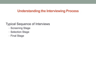 Chapter 19 applying interview style and | PPT