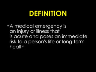 Medical emergencies Oral medicine 3rd year bds | PPTX