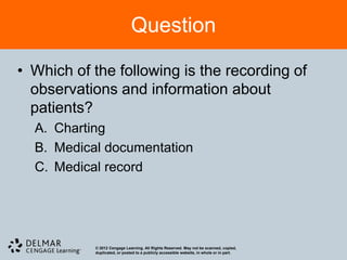 Chapter 19 Documentation & Medical Records | PPT