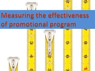 Chapter 19 measuring the effectiveness of the promotional program | PPTX