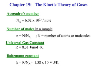 The kinetic theory of gases- physical chemistry | PPT