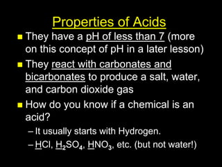 Chapter 19 acids, bases, and salts | PPT