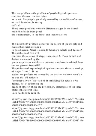 Chapter 19 Dualism and the MindBody Problem Chapter Out.docx