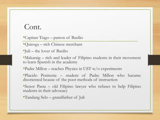 Chapter19 el filibusterismo | PPT
