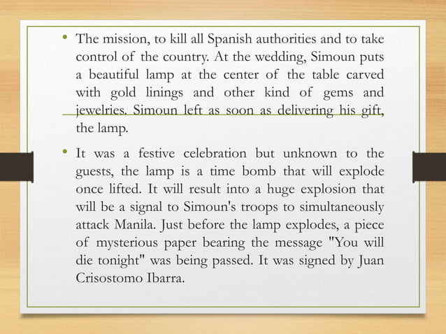 El Filibusterismo Reaction Paper El Filibusterismo Essay