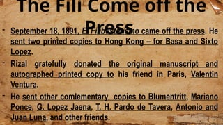 CHAPTER 19 EL FILIBUSTERISMO PUBLISHED IN GHENT (1901).pptx