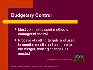 Chapter 19 managerial and quality control | PPT