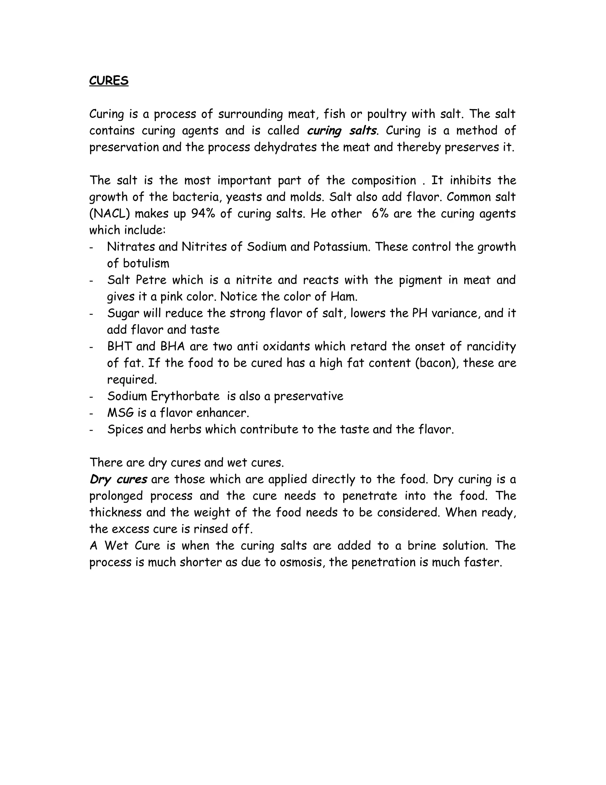 Chapter 19 marinades, cures and brines | DOC