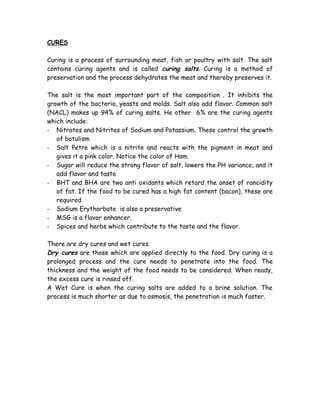 Chapter 19 marinades, cures and brines | DOC