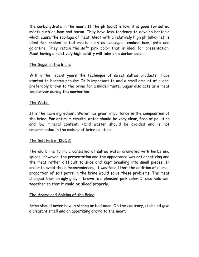 Chapter 19 marinades, cures and brines | DOC | Cooking | Food & Drink