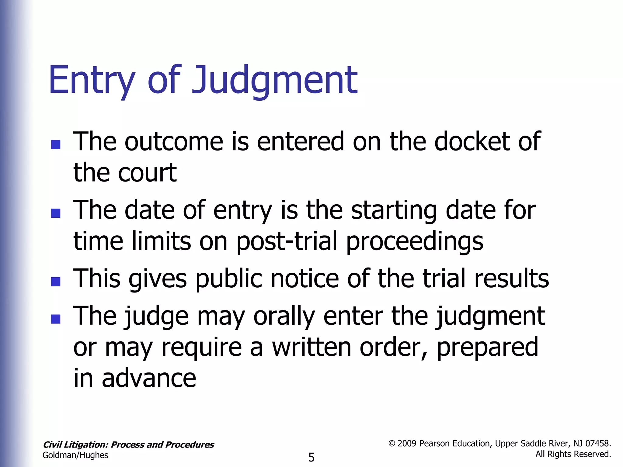 Chapter 19 nineteen post trial procedures civ lit 2nd | PPTX